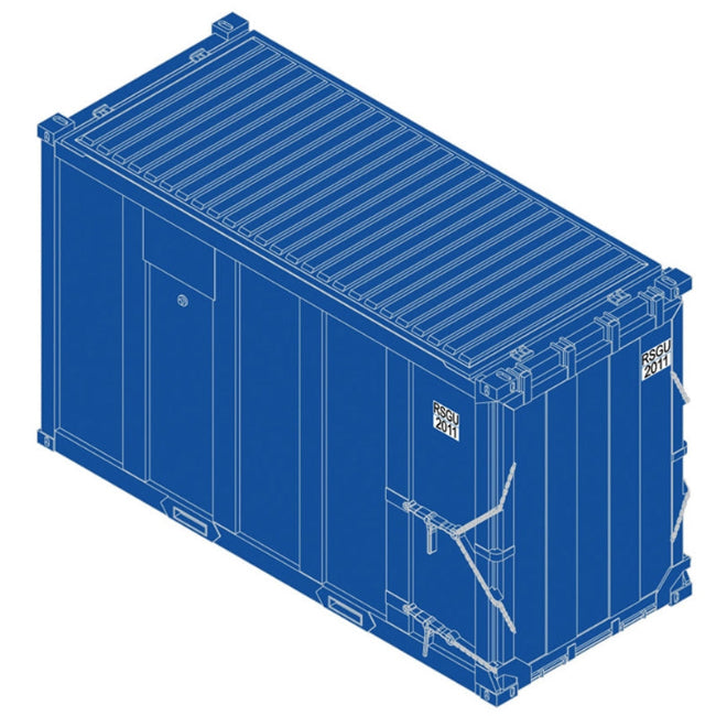 Atlas N Trainman | 20' High-Cube MSW Containers | RSGU | B360 Hobbies